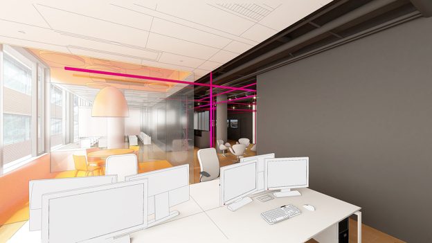 Skutek architecture - Gemo offices, Brumlovka locality in Prague.